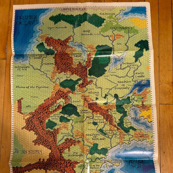Tsr | Toys | 98 Tsr Games Map Of The Land Of Black Ice | Poshmark
